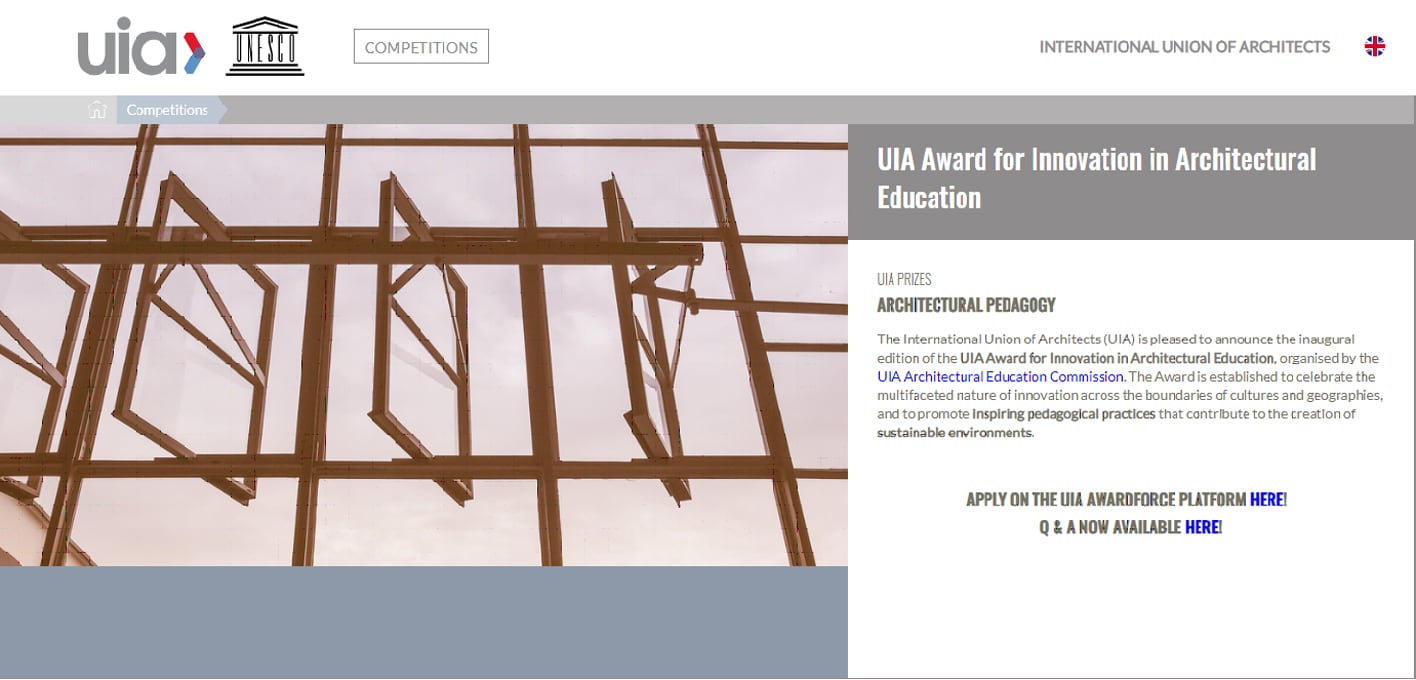 UIA Award for Innovation in Architectural Education | สมาคมสถาปนิกสยาม ...
